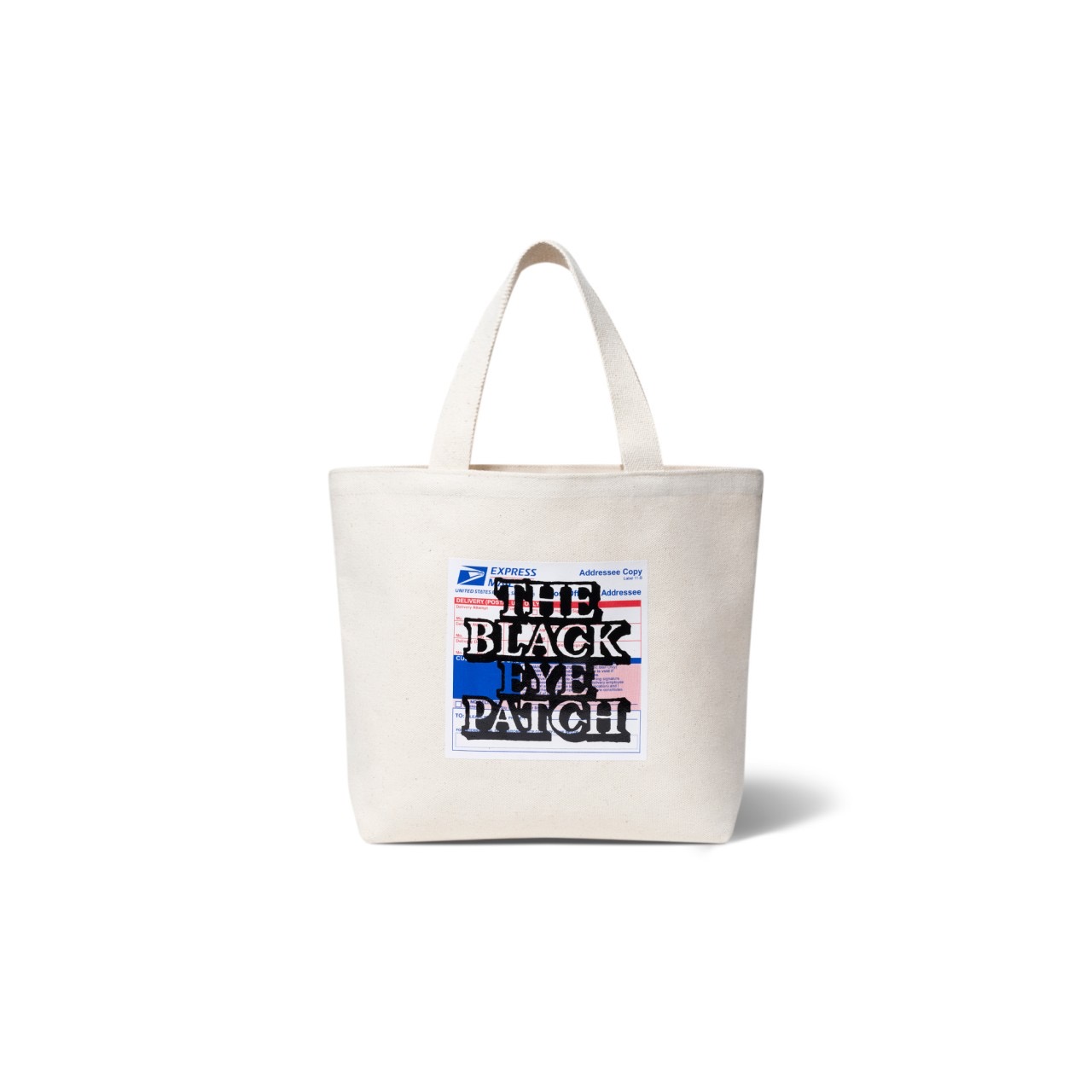 BLACK EYE PATCH (PRIORITY LABEL MEDIUM TOTE) WHITE - FAMLEST
